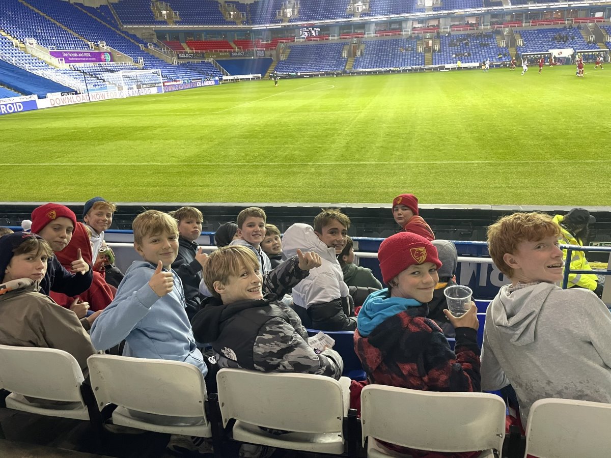 Boarders' trip to the football | News | Moulsford Prep School